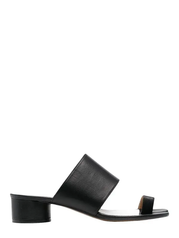 MAISON MARGIELA Tabi 30mm Leather Mules - Black