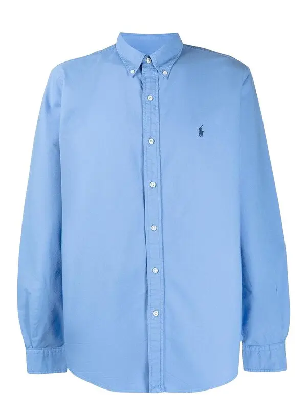 Polo Ralph Lauren Button-down Cotton Shirt - Blue