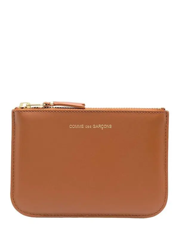 Comme Des Garçons Zipped Wallet - Brown