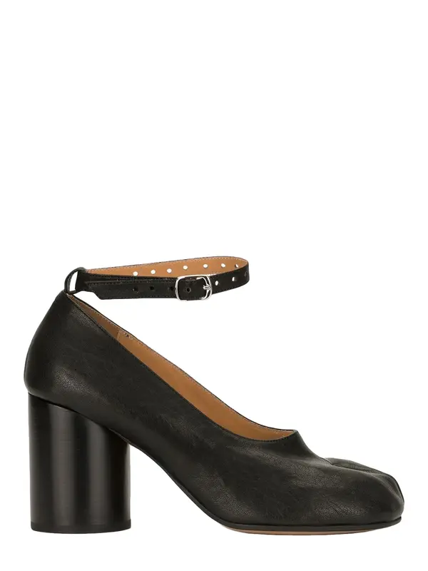 MAISON MARGIELA Tabi 80mm Mary Jane Pumps - Black