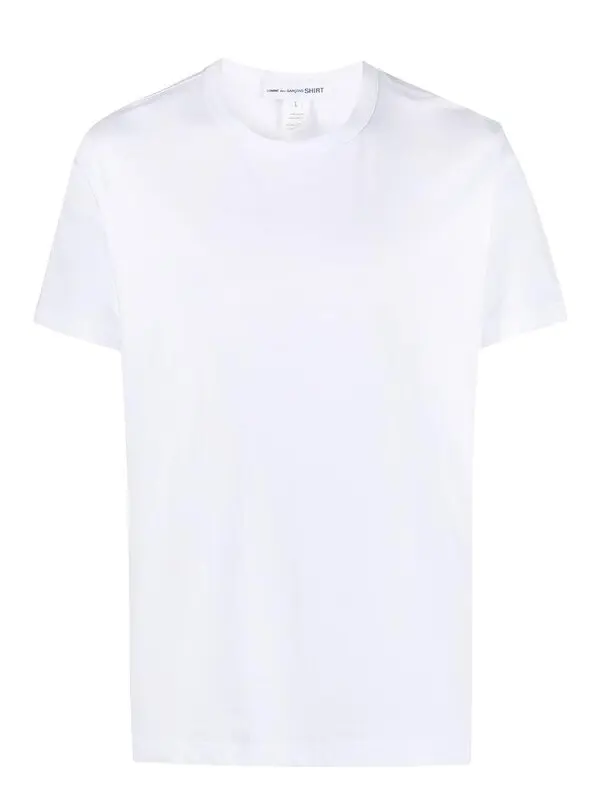 Comme Des Garçons Crewneck Cotton T-shirt - White