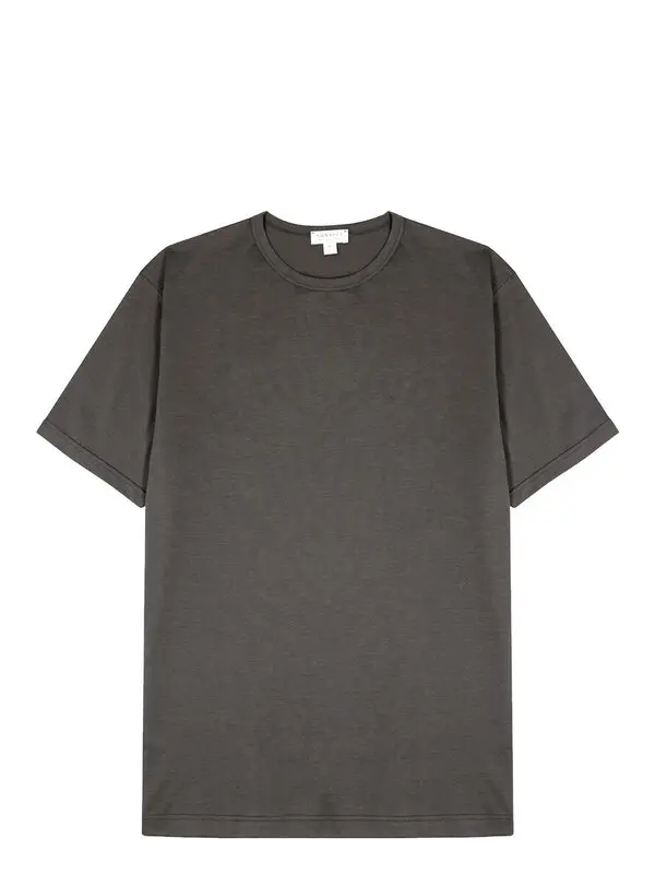 Sunspel Cotton T-shirt - Charcoal