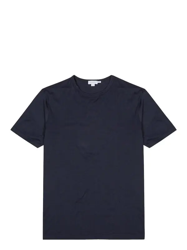 Sunspel Cotton T-shirt - Navy