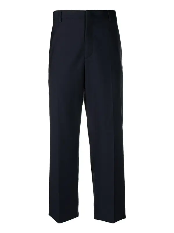 Valentino Garavani Straight-leg Tailored Trousers - Blue