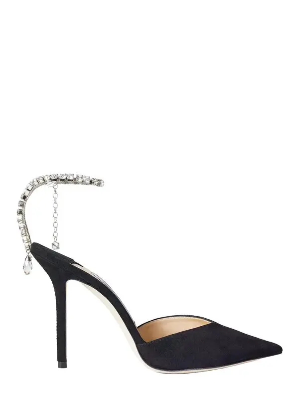 JIMMY CHOO Saeda 100mm Pumps - Black