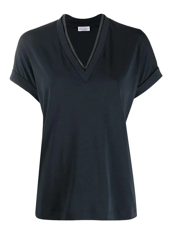 Brunello Cucinelli Short-sleeve Top - Blue