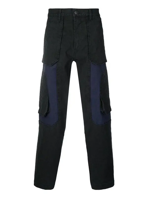 DIESEL® Straight Cargo Jeans - Black