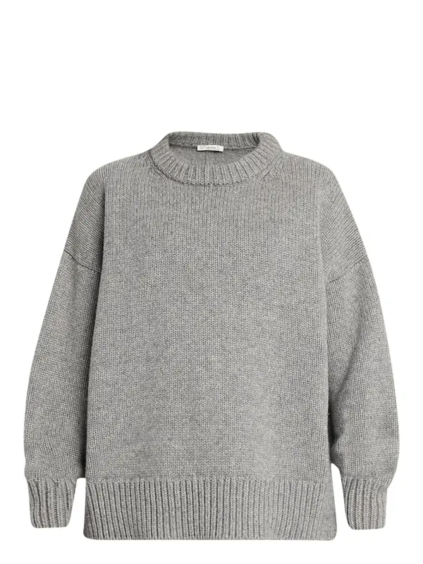 THE ROW Ophelia Wool-cashmere Sweater - Grey Melange
