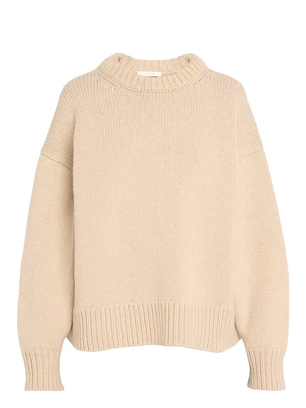 THE ROW Ophelia Wool-cashmere Sweater - Sand