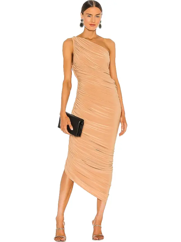 Norma Kamali X Diana Gown - Nude