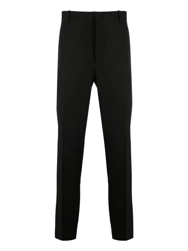 JIL SANDER Tapered Tailored Trousers - Black
