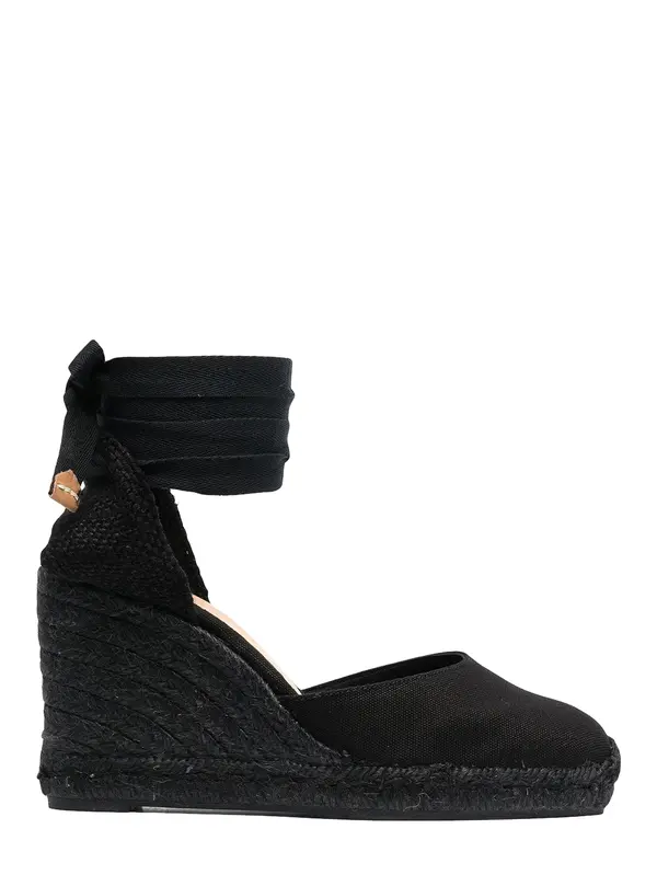 CastaÑer Wedge Heel Espadrilles - Black