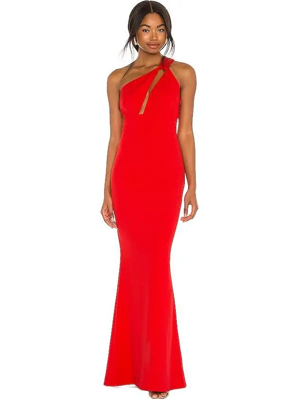 Katie May Edgy Gown - Cherry