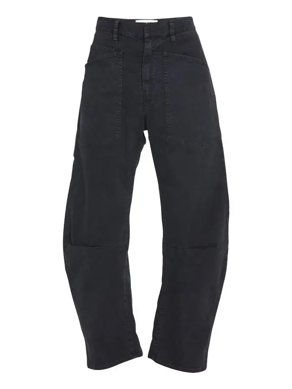 NILI LOTAN Shon Cropped Pants - Carbon