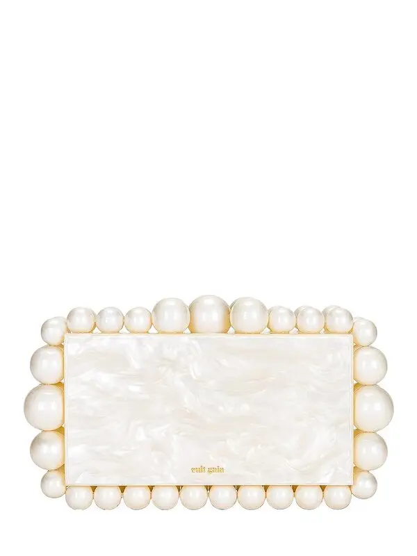 Cult Gaia Eos Clutch - Ivory