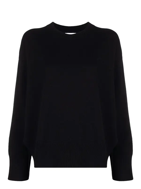 BARRIE Iconic Cashmere Pullover - Black