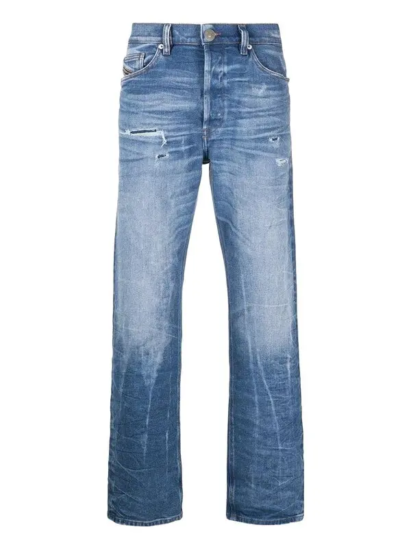 DIESEL® D-macs Straight-leg Jeans - Blue