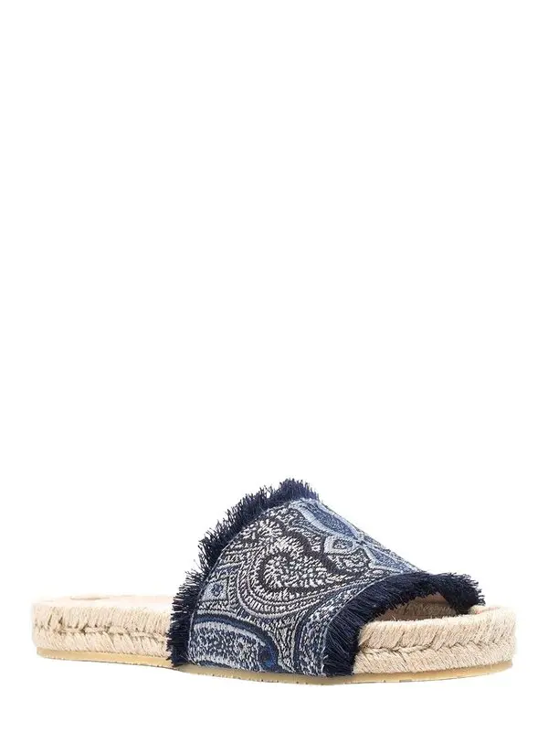 Etro Paisley Open-toe Sandals - Blue