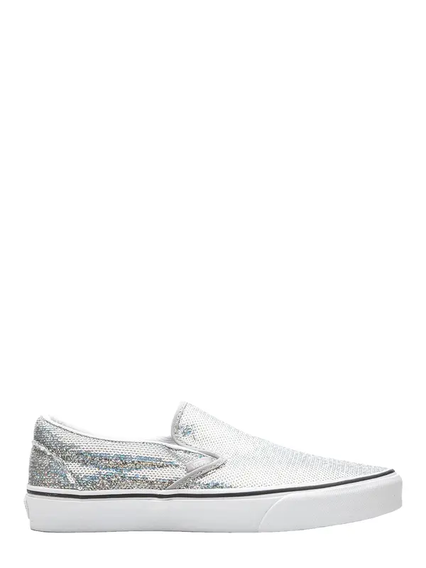 VANS Classic Slip-on Sequins Sneakers - Silver