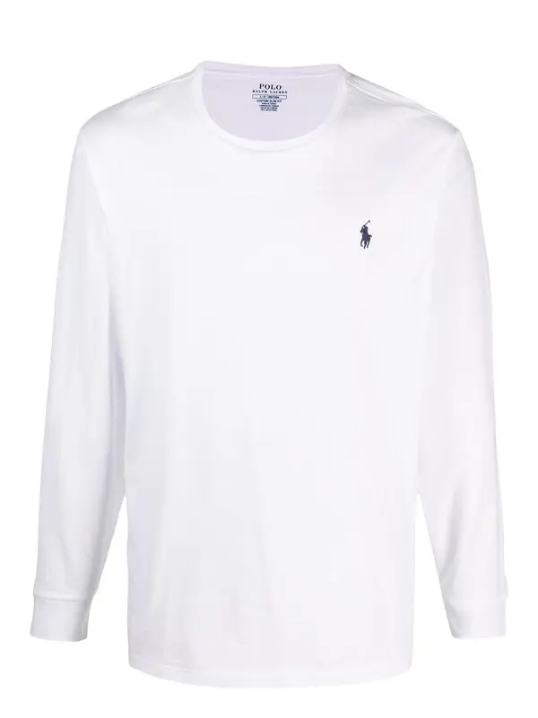 Polo Ralph Lauren Embroidered Logo T-shirt - White
