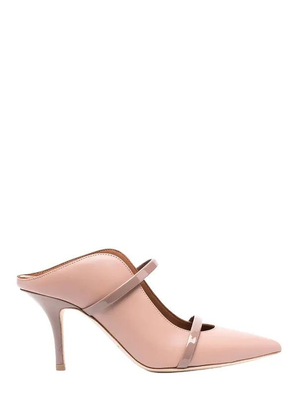 MALONE SOULIERS 110mm Maureen Mules - Neutrals