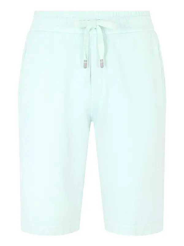 Dolce & Gabbana Logo-patch Cotton Track Shorts - Green