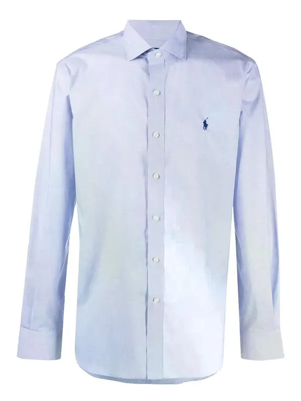 Polo Ralph Lauren Embroidered Logo Shirt - Blue