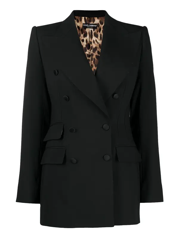 Dolce & Gabbana Double-breasted Blazer - Black