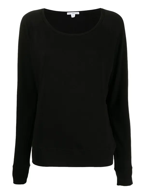 JAMES PERSE Longsleeved T-shirt - Black
