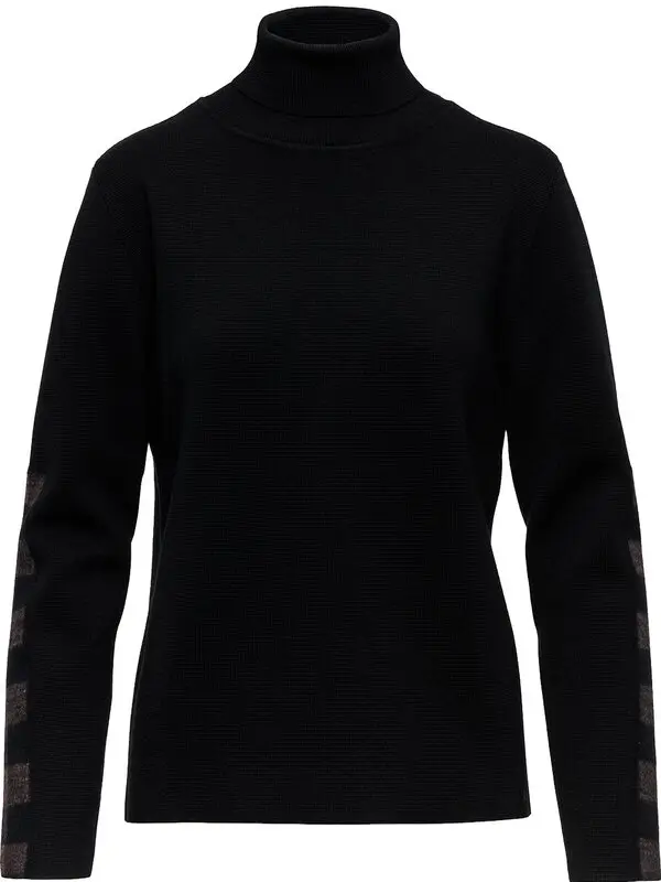 Aztech Mountain Matterhorn Roll-neck Jumper - Black