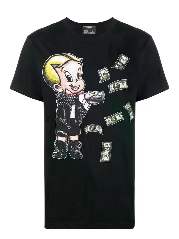 DOMREBEL Baller T-shirt - Black