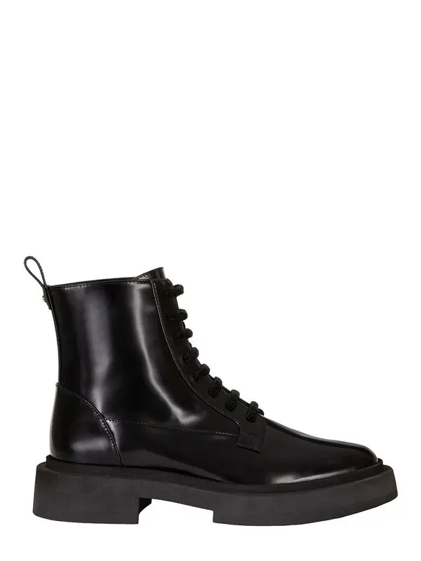 GIUSEPPE ZANOTTI Lace-up Combat Boots - Black