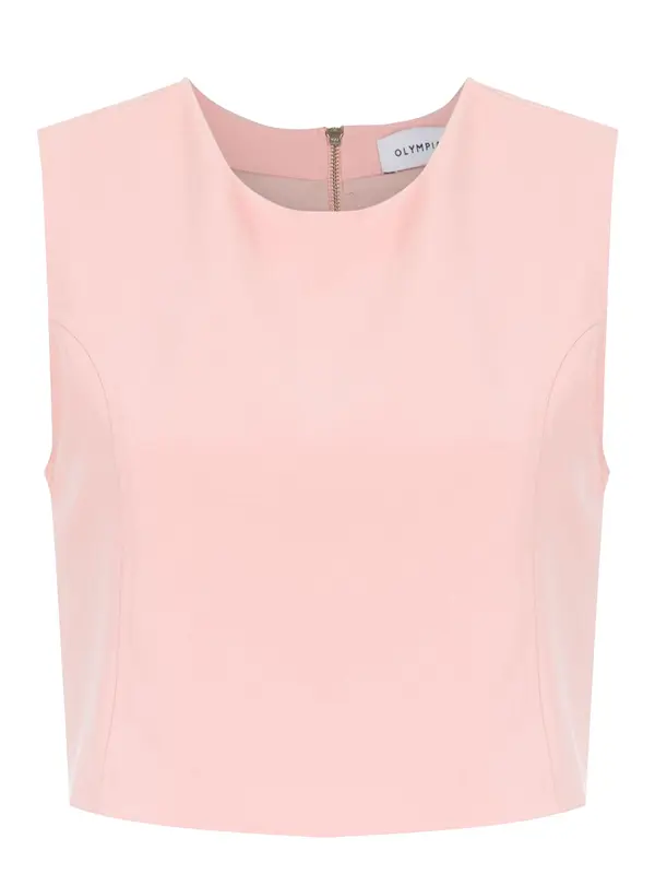 OLYMPIAH Spezzia Cropped Top - Pink