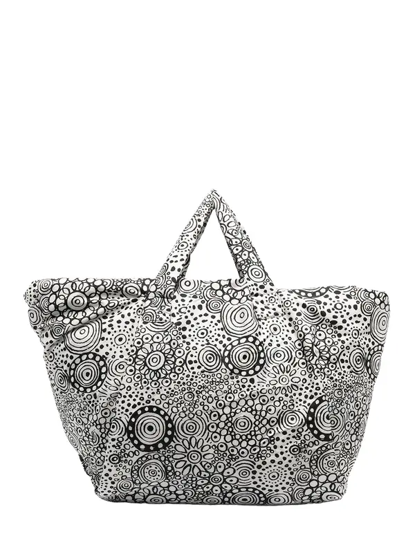 10 CORSO COMO Doodle-graphic Print Padded Tote - White
