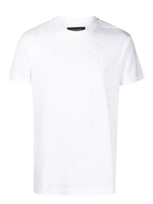 Viktor & Rolf Eyelet & Stud T-shirt - White