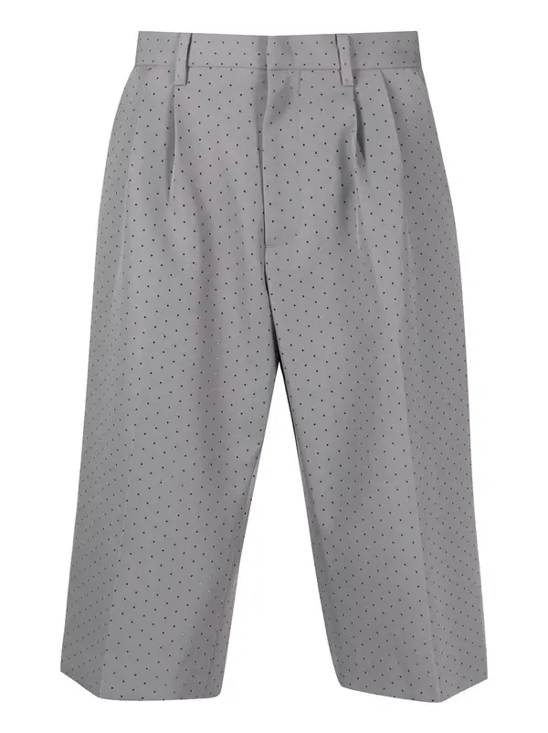 Viktor & Rolf Perforated Tailored Shorts - Grey