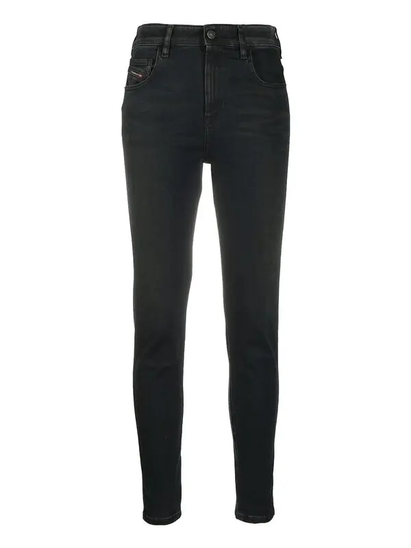 DIESEL Slandy Super Skinny Jeans - Black