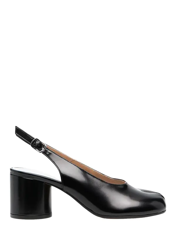 MAISON MARGIELA 60mm Tabi Slingback Pumps - Black