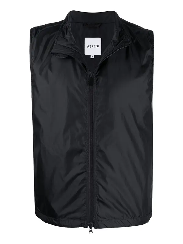 Aspesi Padded Gilet Jacket - Black