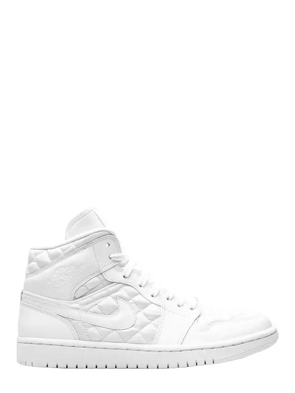JORDAN Air 1 Mid Quilted Sneakers - White