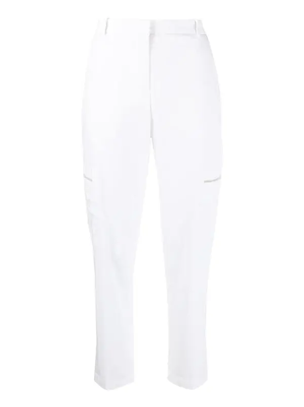 Fabiana Filippi High-waisted Cropped Trousers - White