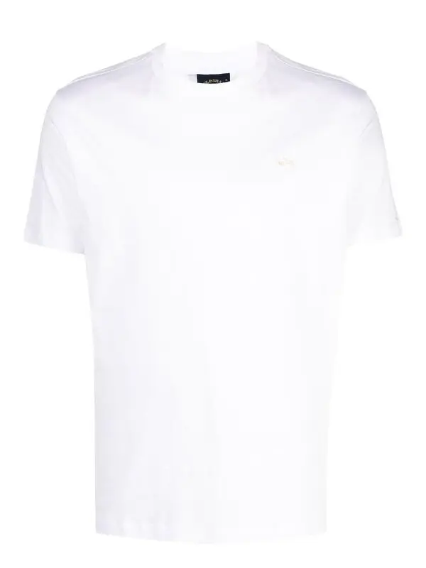 Paul & Shark Shark-embroidered T-shirt - White