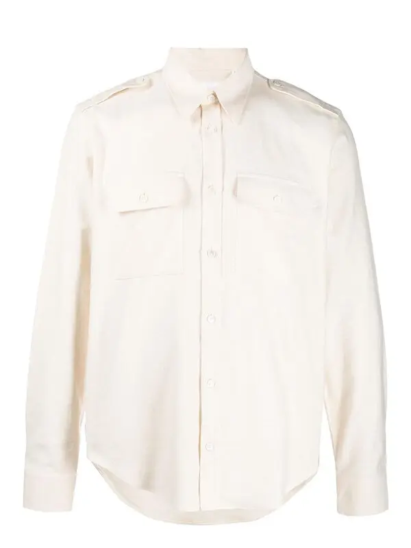 Helmut Lang Long-sleeved Strappy Shirt - White