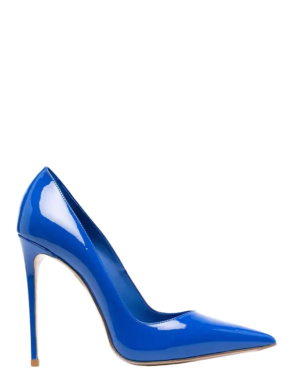 LE SILLA Eva Patent-leather Pumps - Blue