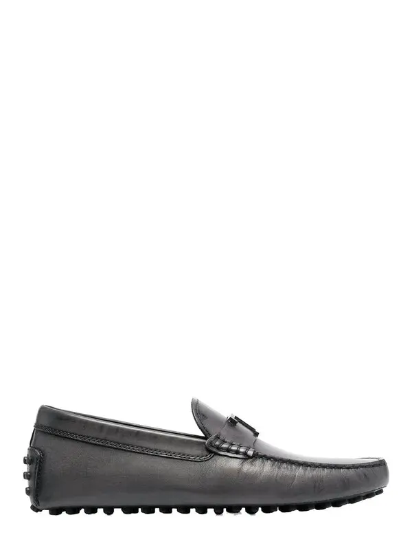 TOD'S Gommino Driving Loafers - Grey