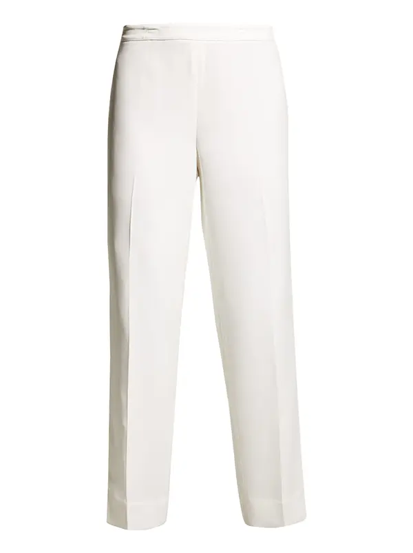 Lafayette 148 New York Bleecker Slim-leg Trousers - Cloud