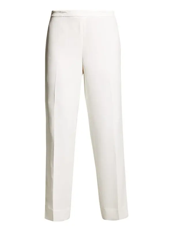 Lafayette 148 New York Bleecker Slim-leg Trousers - Cloud