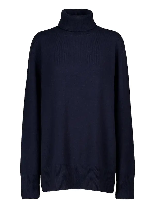 THE ROW Milina Turtleneck Sweater - Blue