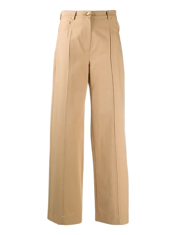 Nanushka Bowen High-waisted Trousers - Neutrals