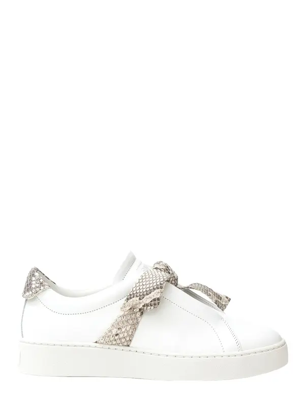 ALEXANDRE BIRMAN Jungle Leather Sneakers - White